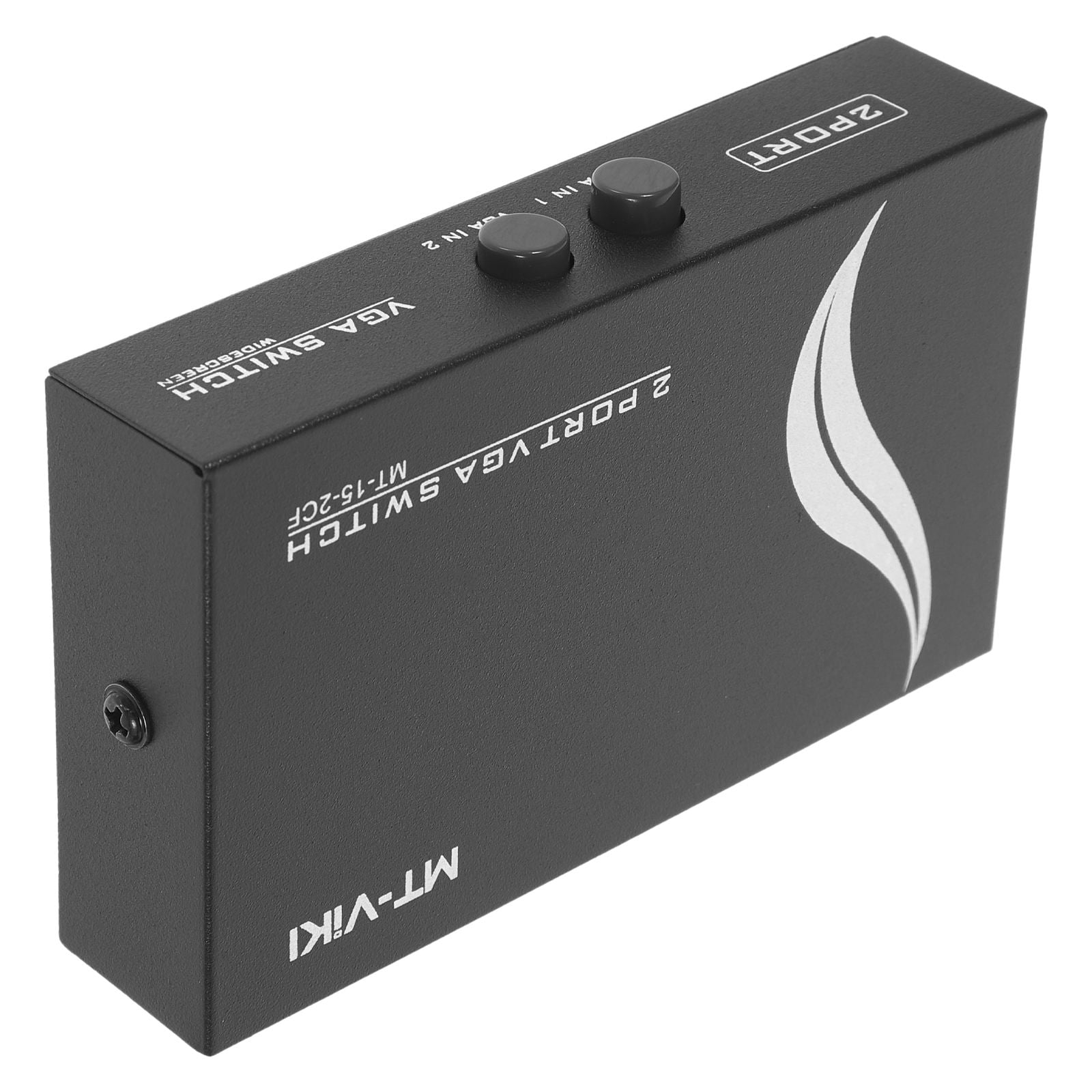 MLINS Portable 2 In 1 Out 2-Port VGA Box Splitter for PC /DVD Player ...