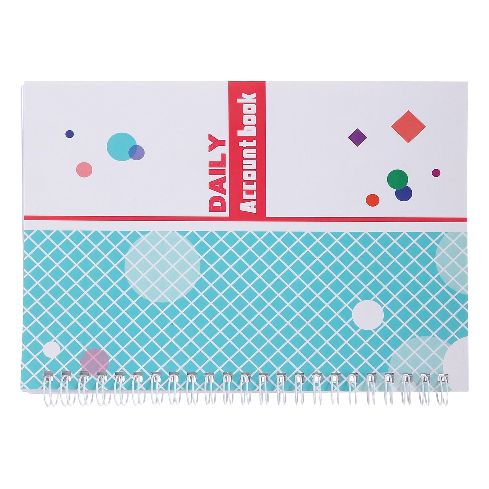 MLINS Portable Accounting Ledger Book with Coil Binding Financial ...