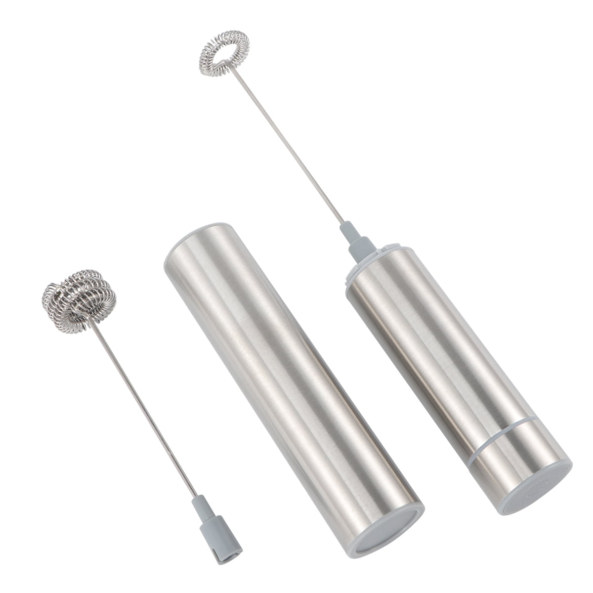 MLINS Portable Electric Milk Frother Stainless Steel Handheld Espresso ...