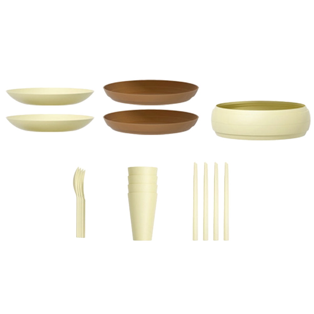 PTOOTP Picnic Dinnerware Set PE Adults 1Set - Walmart.com
