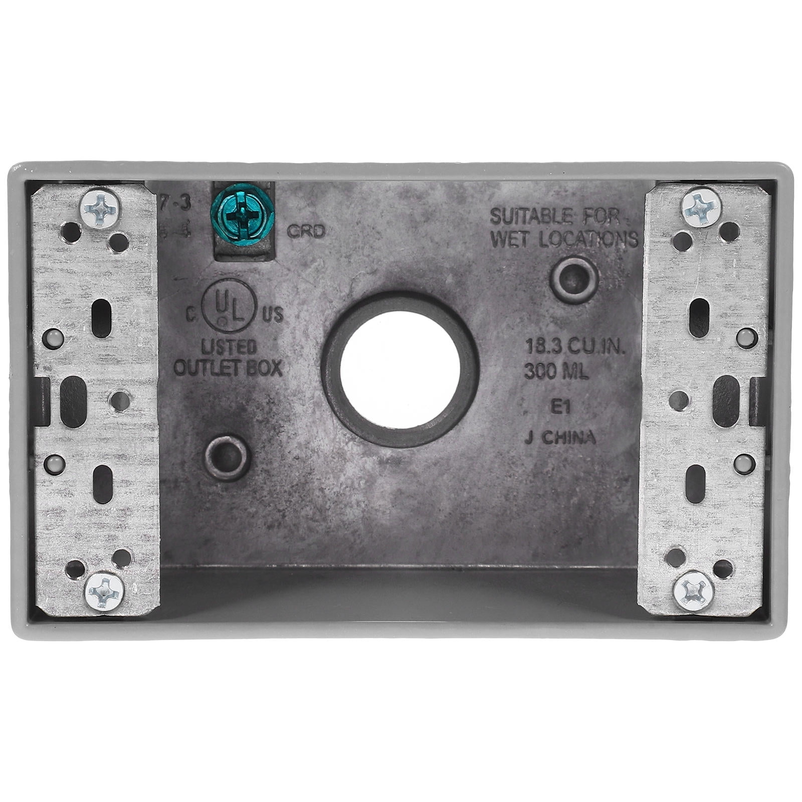 MLINS Power Socket Box Electric Electrical Double Weatherproof ...