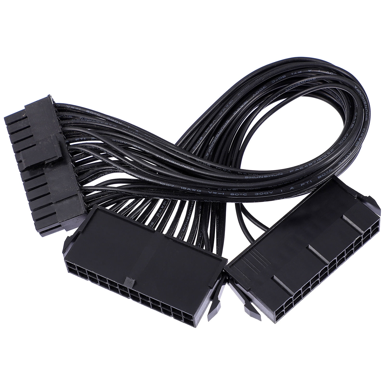 DINHEAROM PC Power Supply Cable Black 1Pcs 12.6in Length - Walmart.com