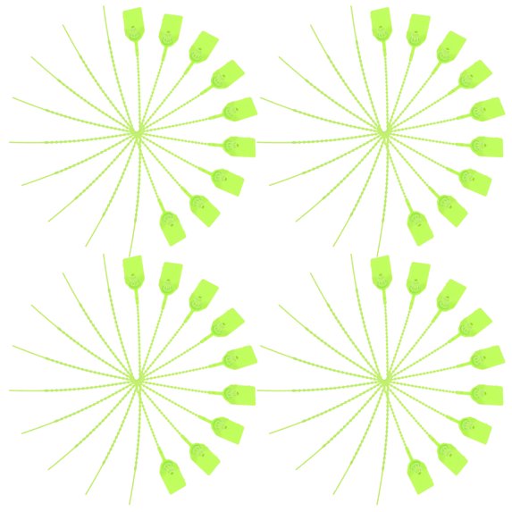 MLINS Practical Green PP Cable Ties with Random Codes for Securing ...
