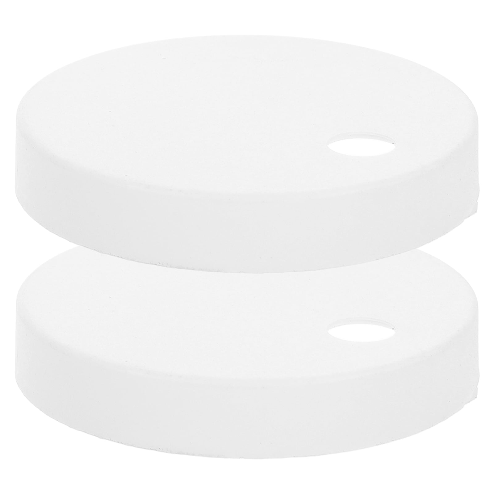 1 Pair Plastic Toilet Lid Bolt Covers 55mm Round Caps Easy Install ...