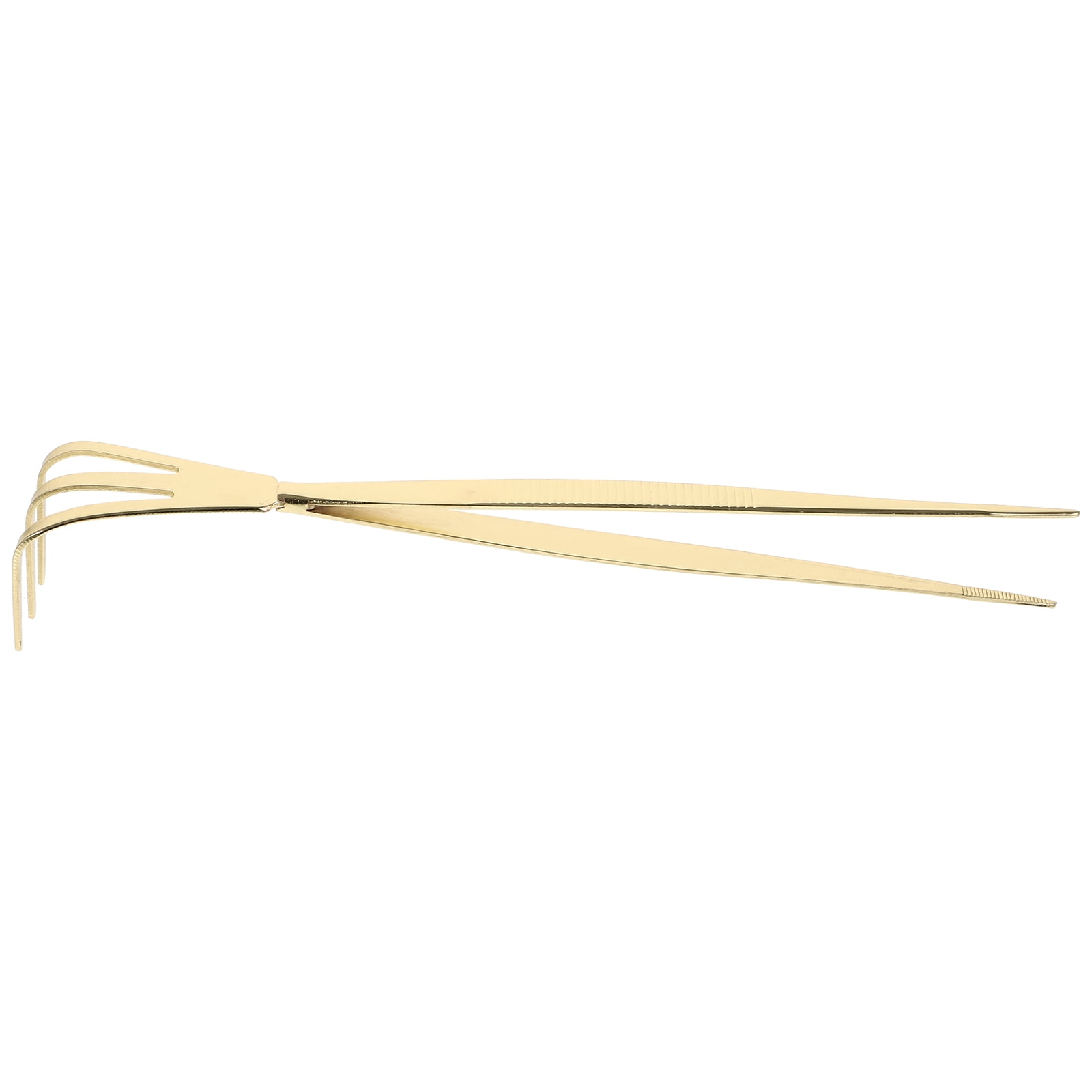 MLINS Precision Tweezers Rake Stainless Steel Bonsai Tweezers with Rake ...