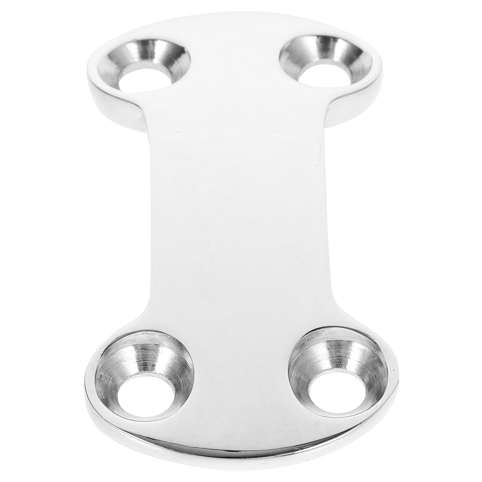 MLINS Pressing Buckle Fastener Plate License Frame Webbing Silver ...