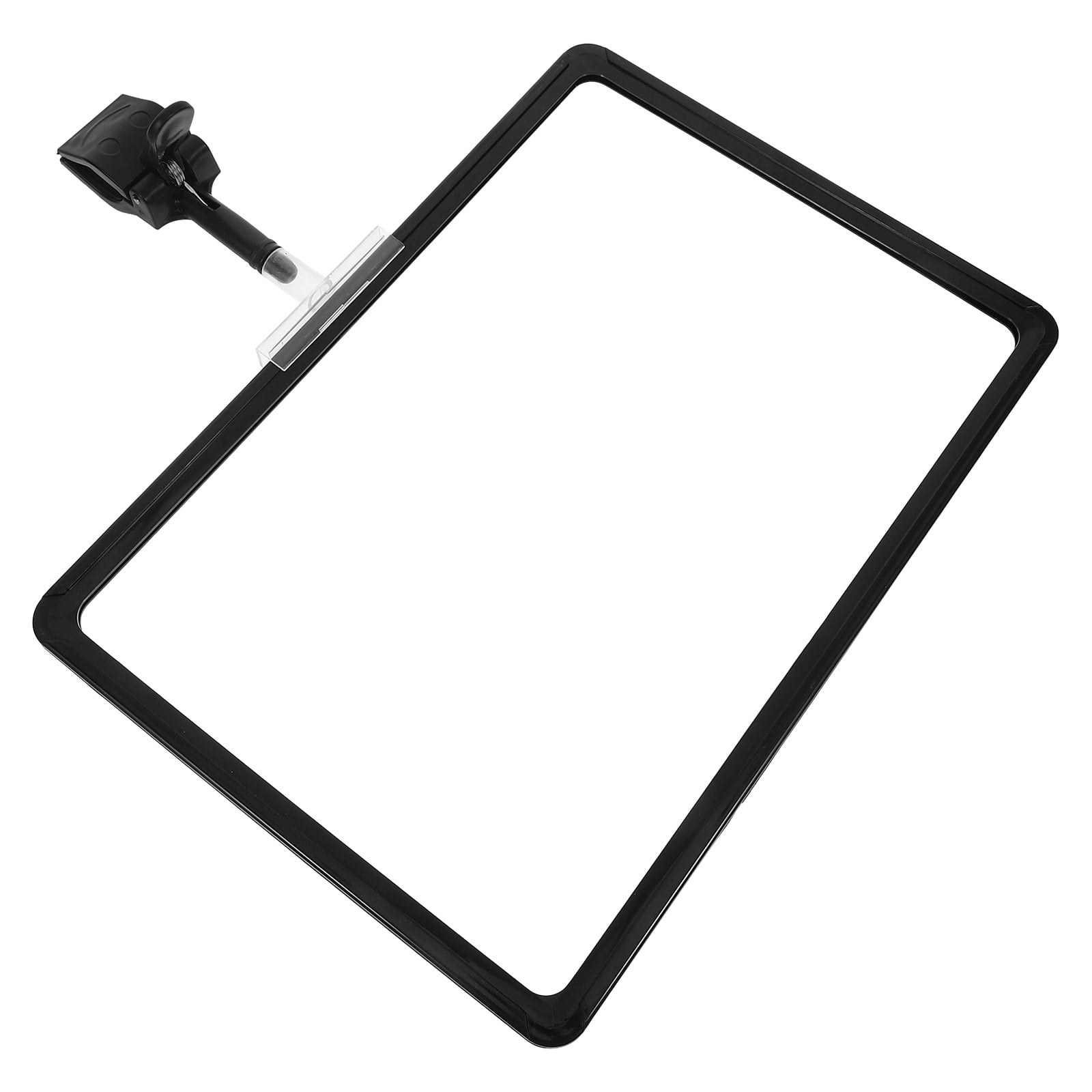 MLINS Price Tag Holder Supermarket Display Stand Basket Labels Black ...