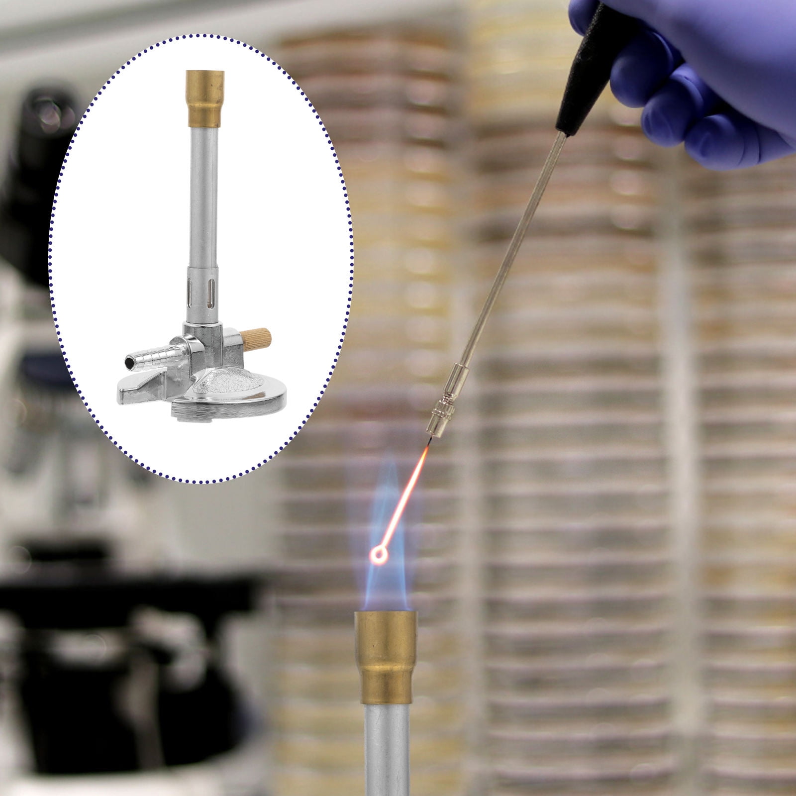 MLINS Propane Bunsen Burner Laboratory Bunsen Burner Propane Gas Bunsen ...