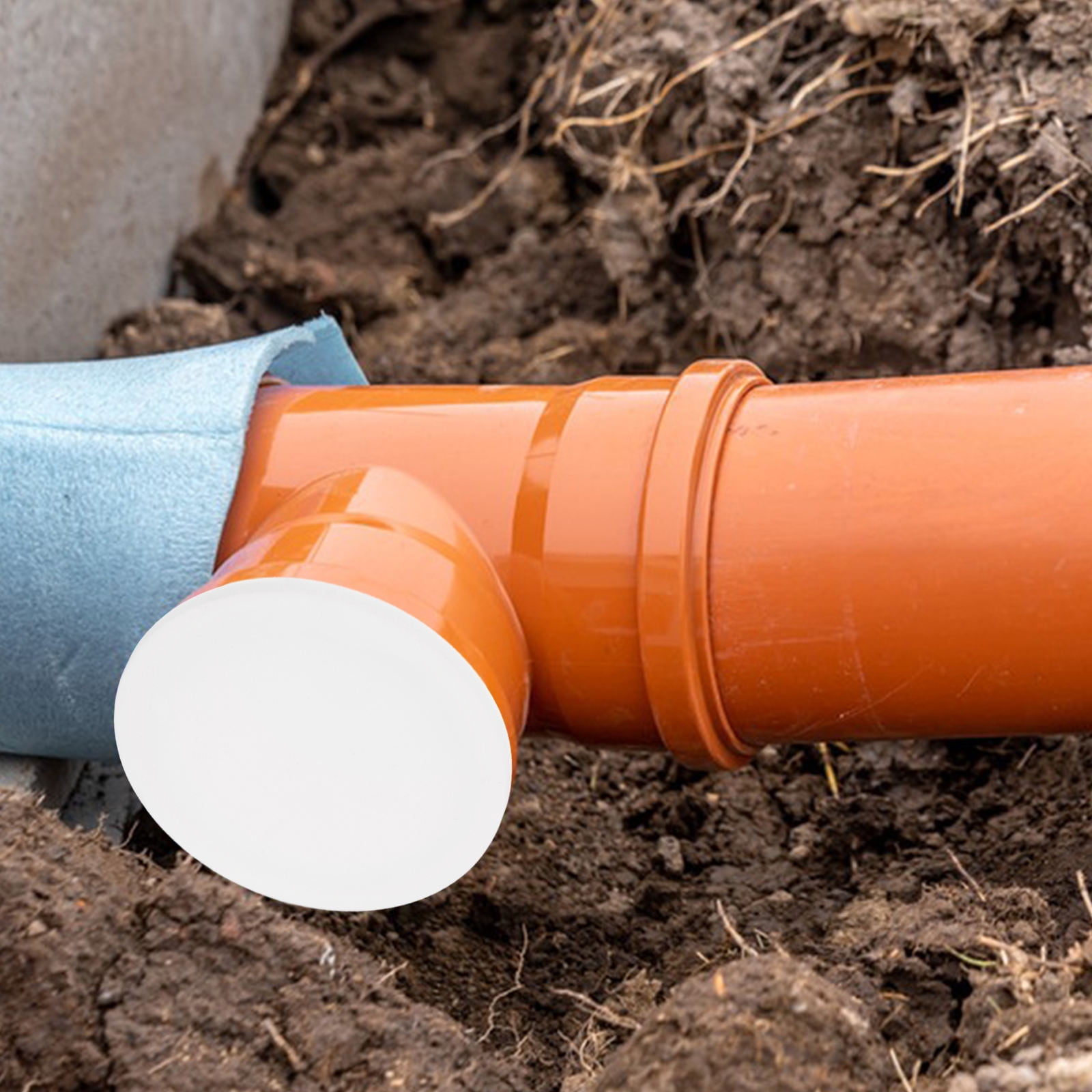 MLINS Pvc Pipe End Cap Replacement PVC Pipe Fitting End Cap Reusable ...