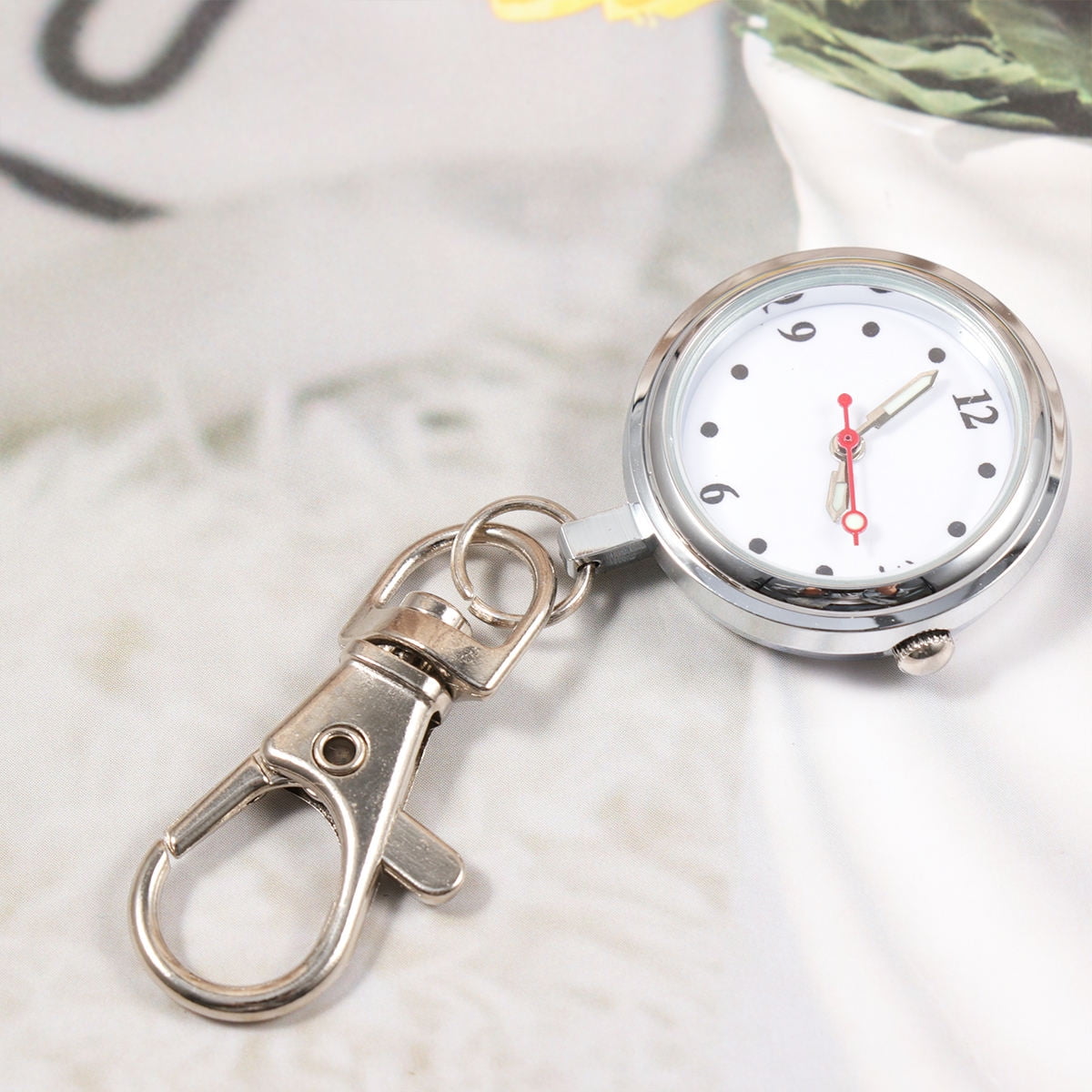 MLINS Quartz Pocket Watch Keyring Men Digital Watches Miss Lovers ...