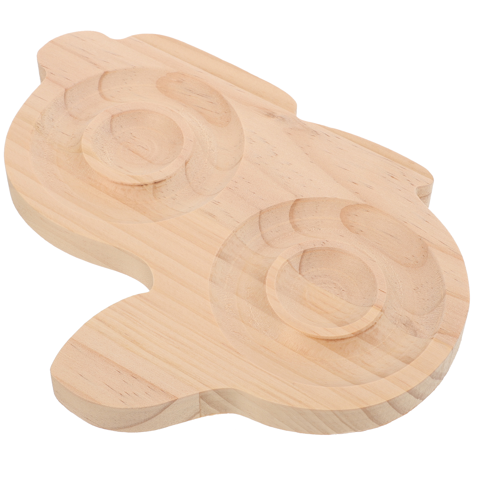 MLINS Rabbit Jewelry Dish Bunny Ring Holder Tray Wood Jewelry Dish ...