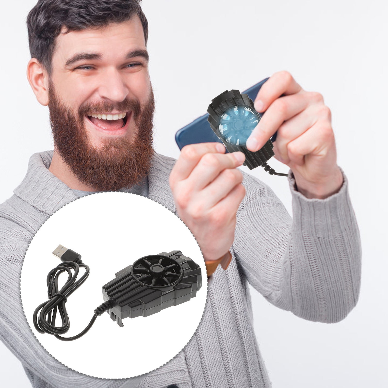 MLINS Radiator Fan Silent Fans for Sleeping Mobile Phones Radiators ...