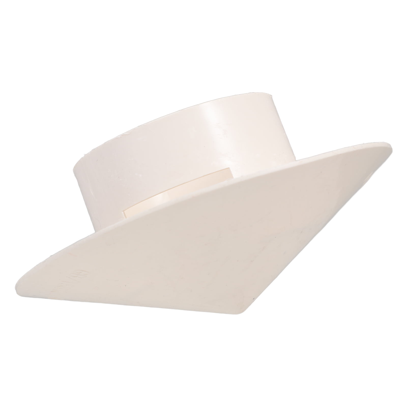MLINS Rainproof Smokestack Cap for Home Made of Plastic in White Color ...