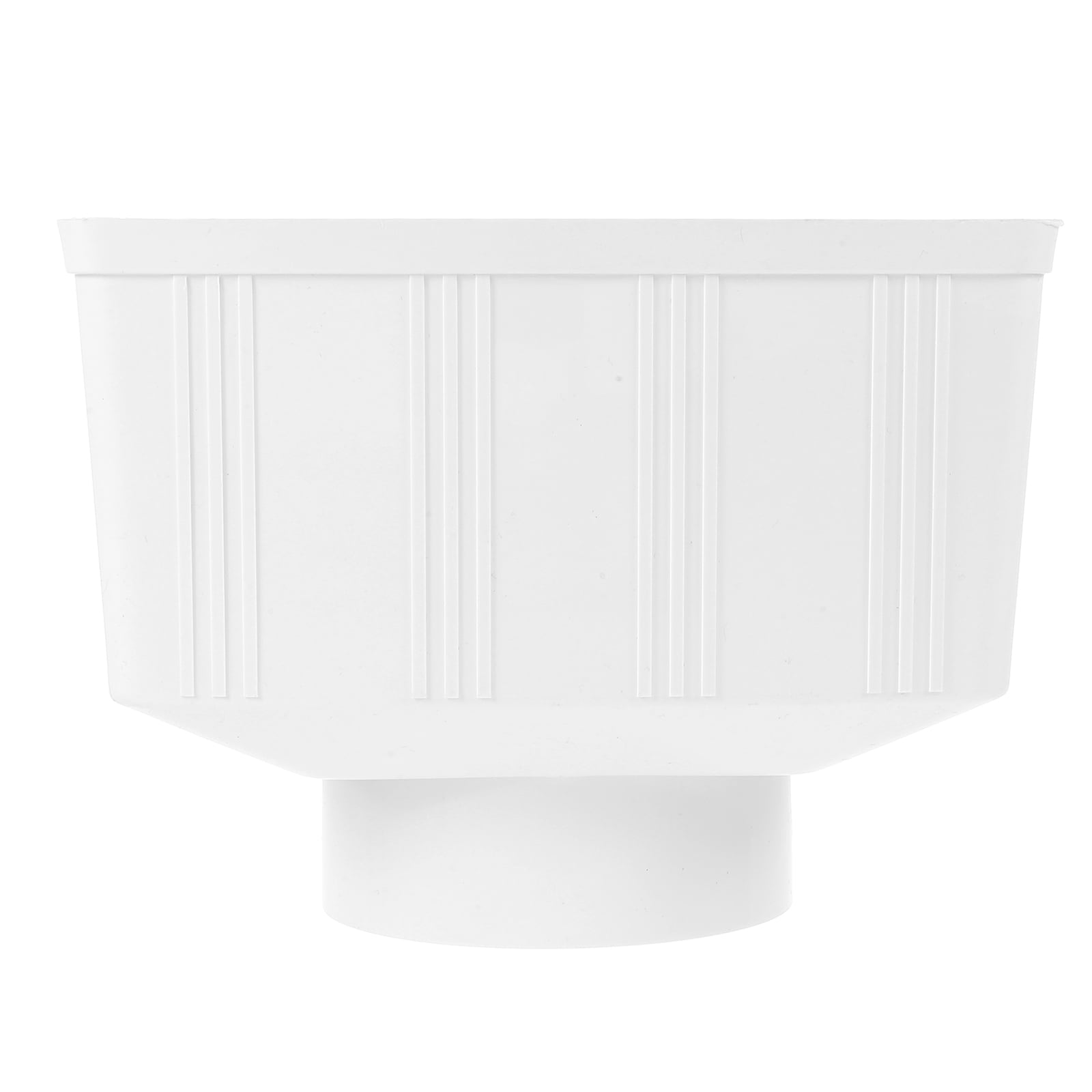 MLINS HOMEMAXS PVC Square Rain Gutter Downspout for Villas and Sheds 1 ...