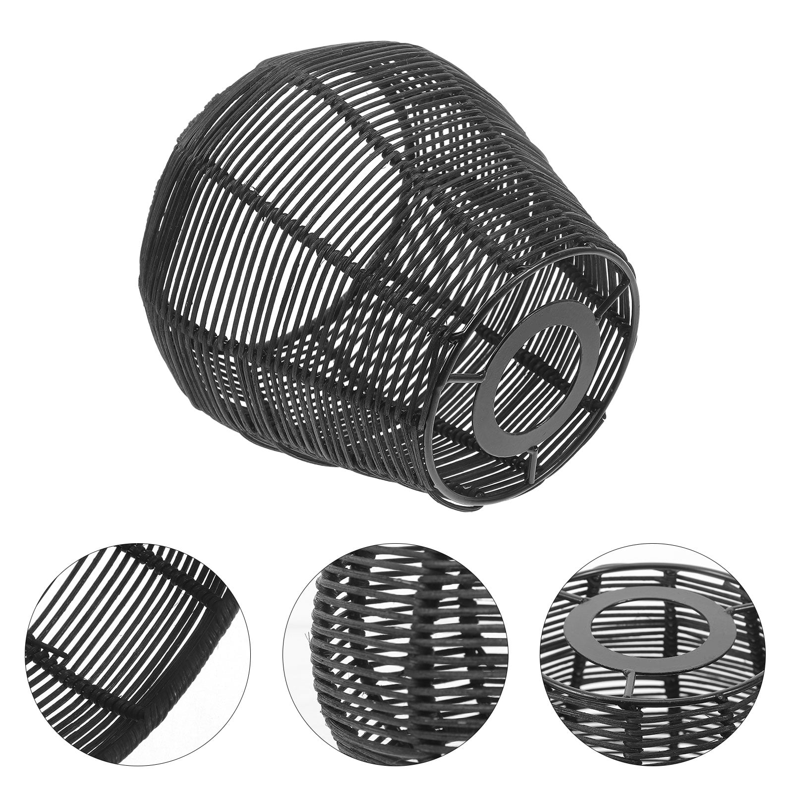 MLINS Rattan Pendant Lamp Lampshades for Ceiling Lights Bedroom ...