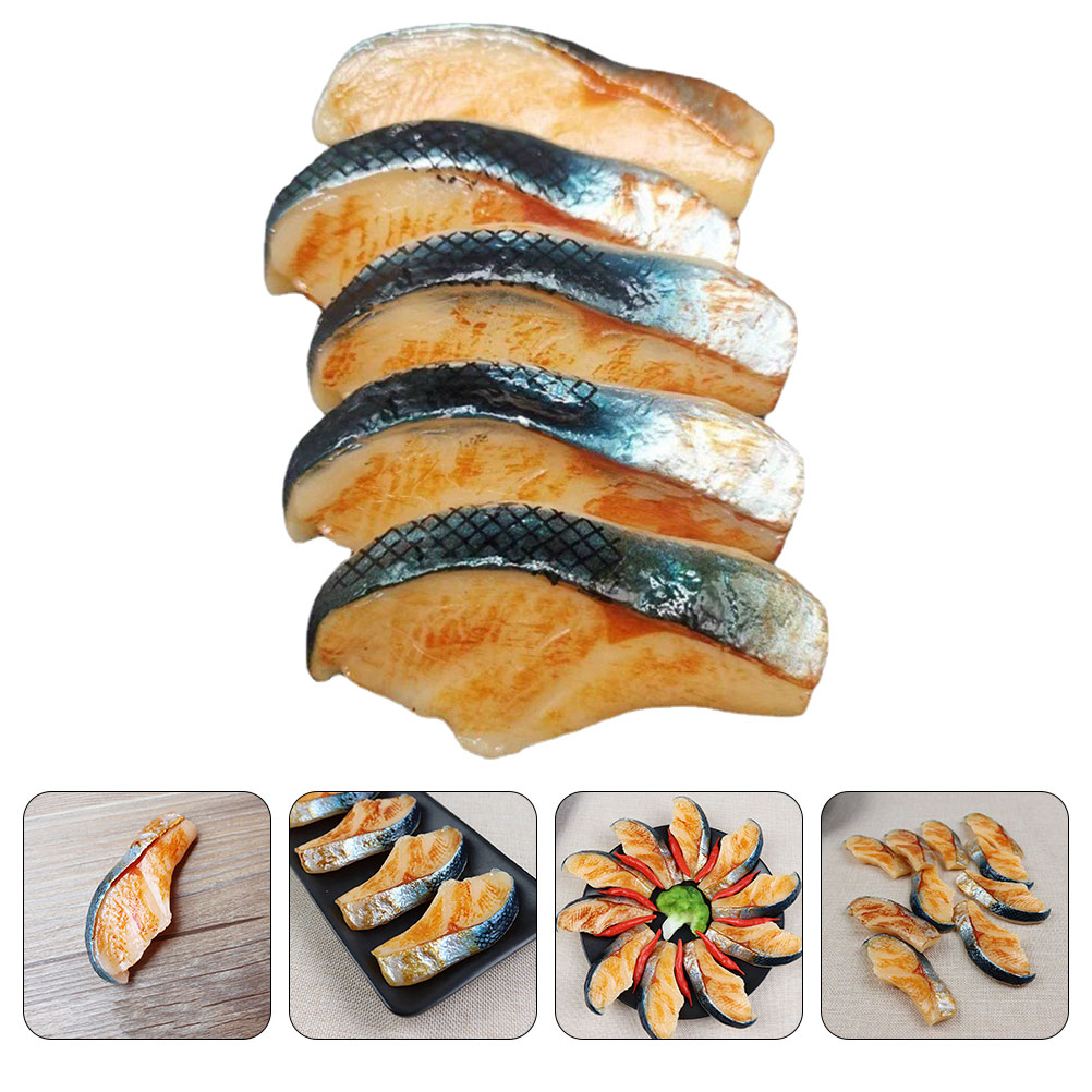 MLINS Realistic Fake Fish Meat Models for Display Made of PVC Perfect ...