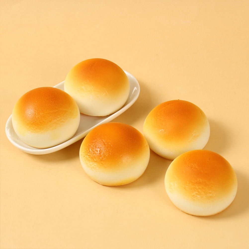 MLINS Realistic PU Bread Model for Decor Orange Color Widely Used as ...