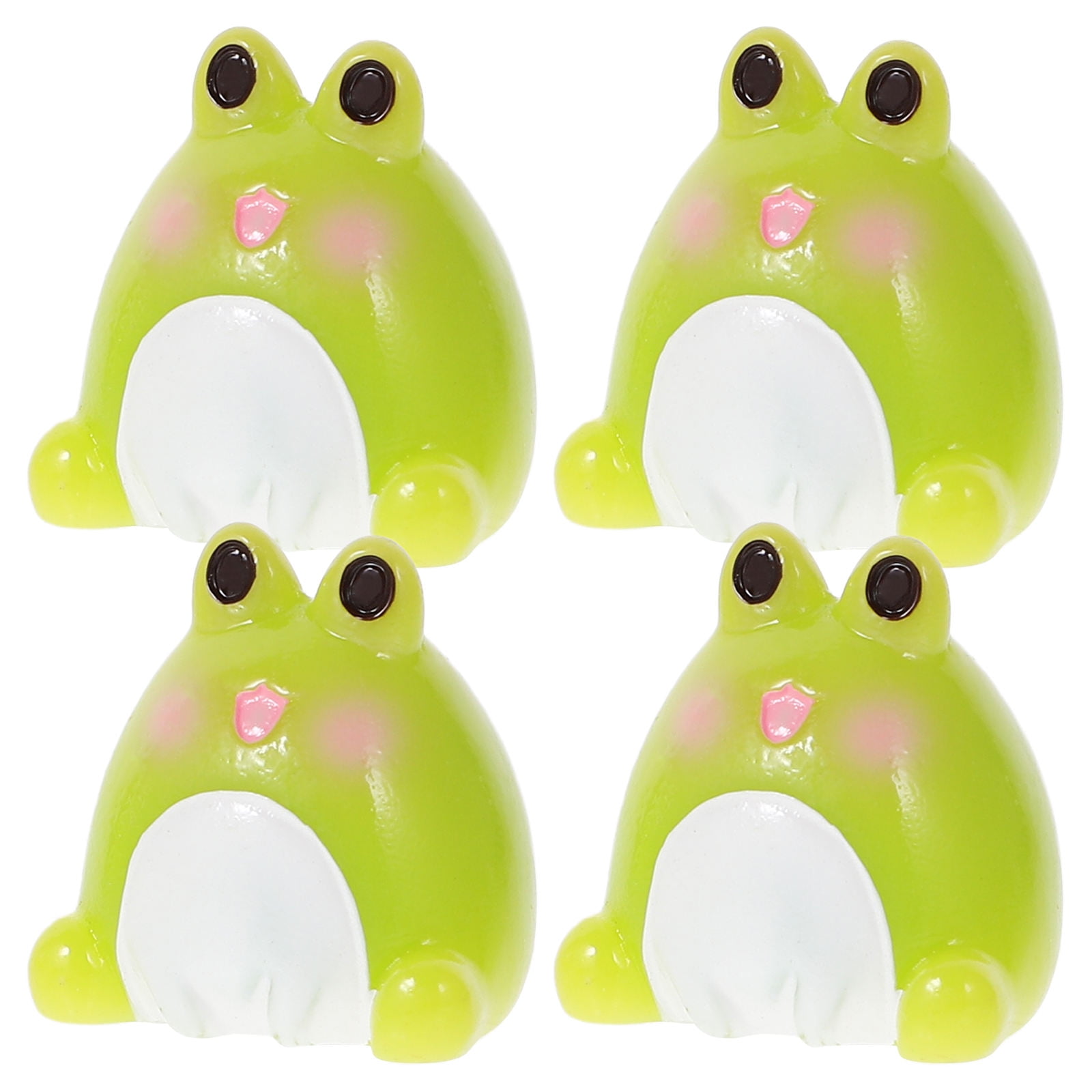 MLINS Realistic Resin Frogs Figurines for Garden Decoration Green Color ...