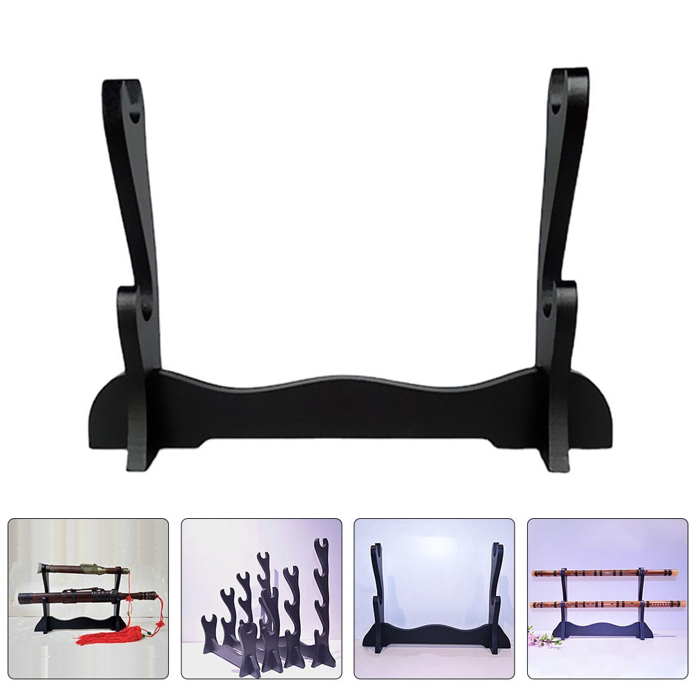 YUYUETIME Desktop Flute Swords Holder Black 1Pcs 14.6x9.8in - Walmart.com