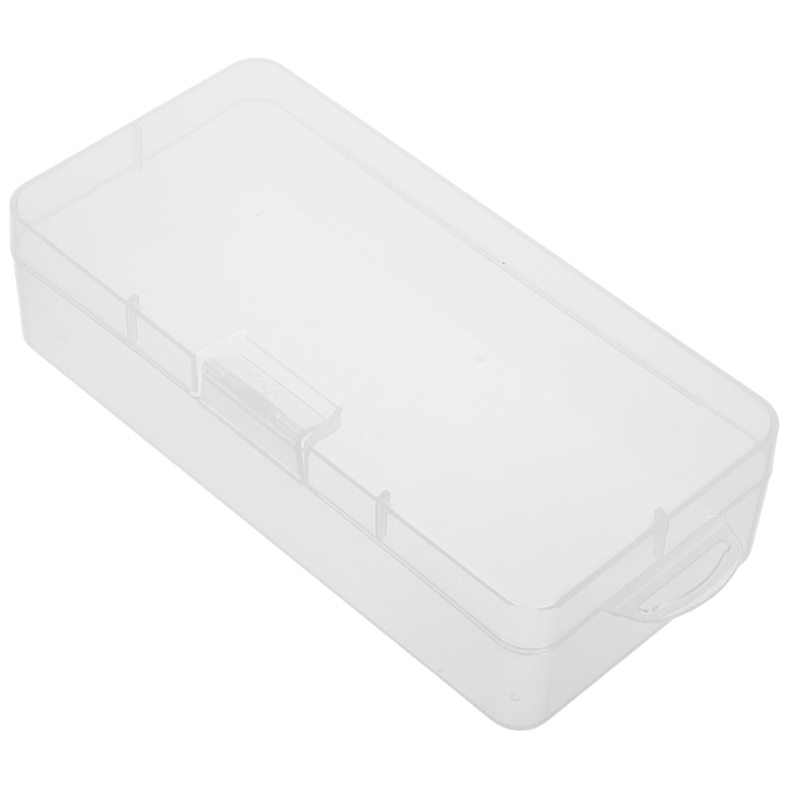 MLINS Rectangular Empty Mini Clear Plastic Organizer Storage Box ...