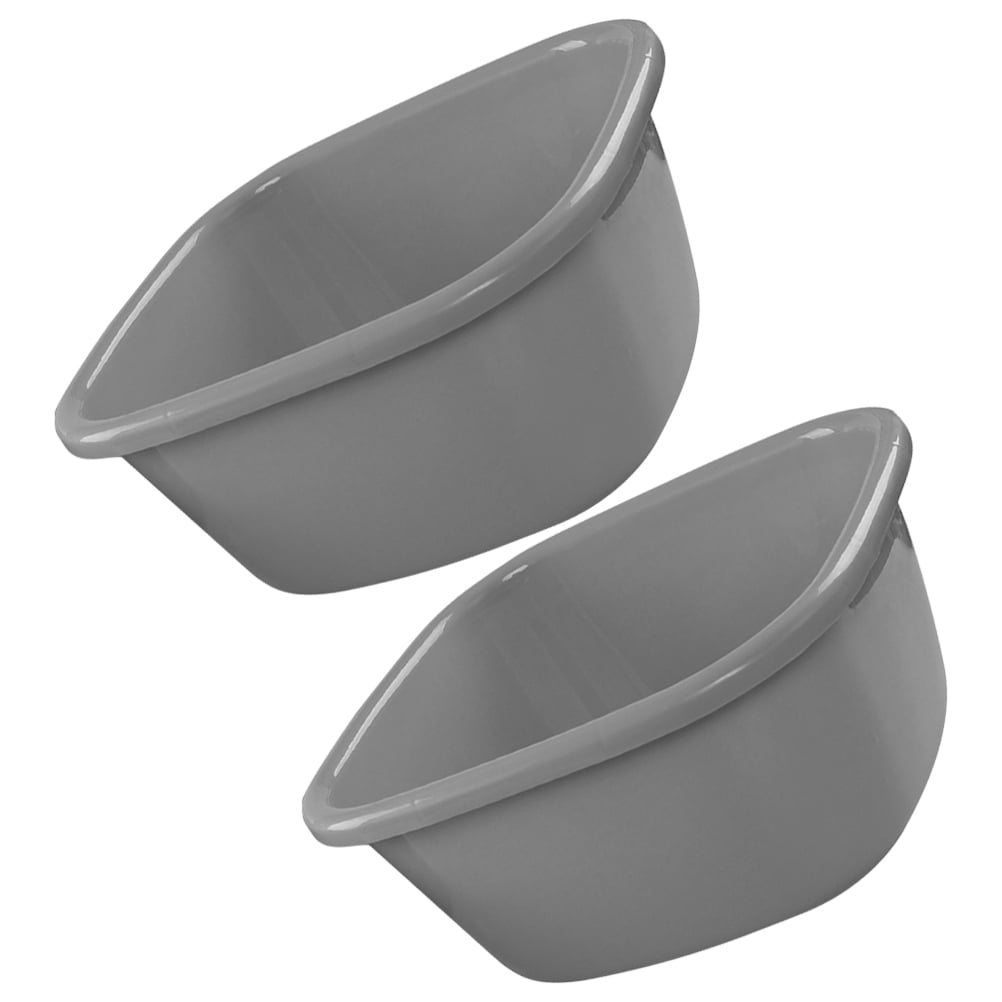 MLINS Rectangular Plastic Wash Basins Foot Soaking Tub Hospital Bedside ...