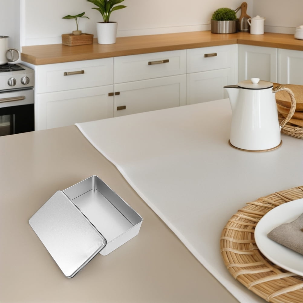 MLINS Rectangular Tin Box Decorative Cookies Tin Tinplate Candy Cookie ...