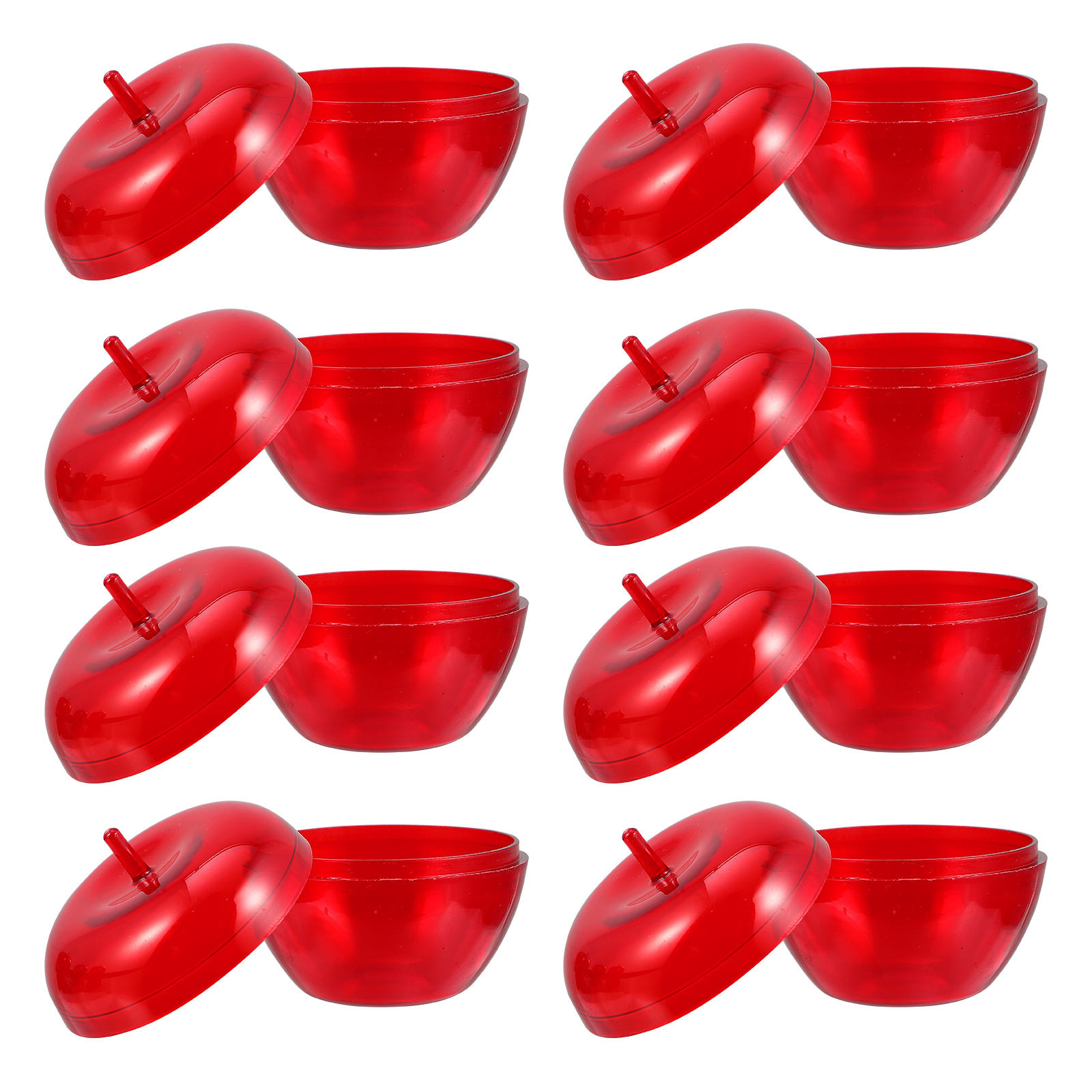 MLINS Red Apple Shaped Plastic Storage Containers for Easy Organization ...