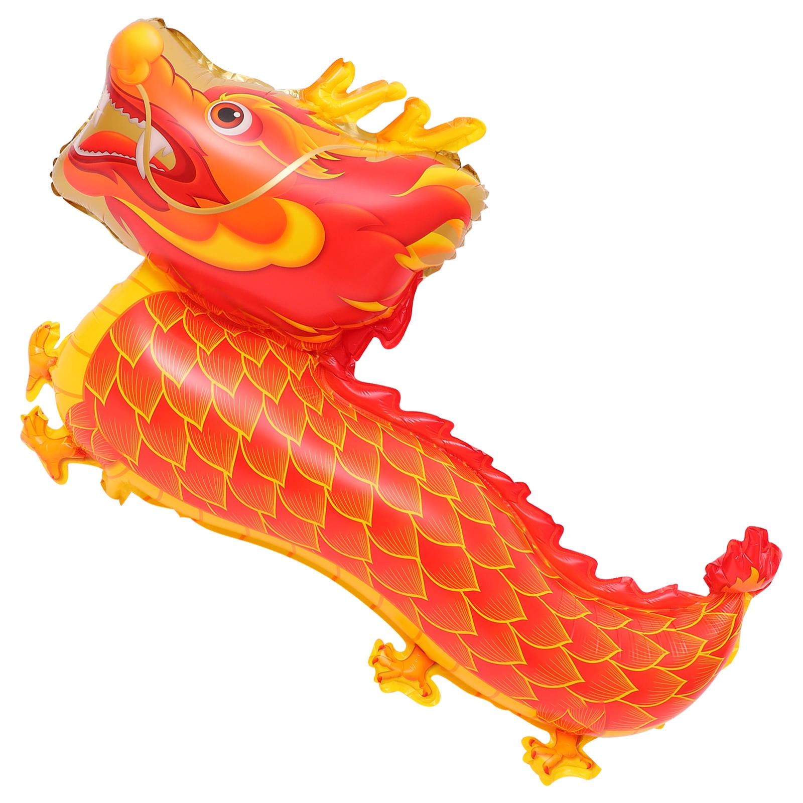 MLINS Red Dragon Balloon for Lunar New Year Made from Aluminum Foil 50 ...