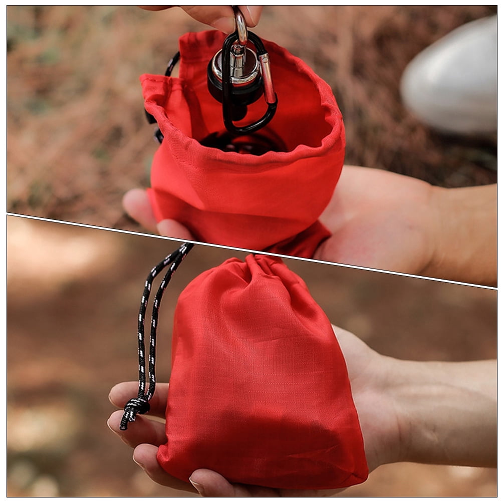 MLINS Red Drawstring Storage Bag for Camping Organizers and Storage ...