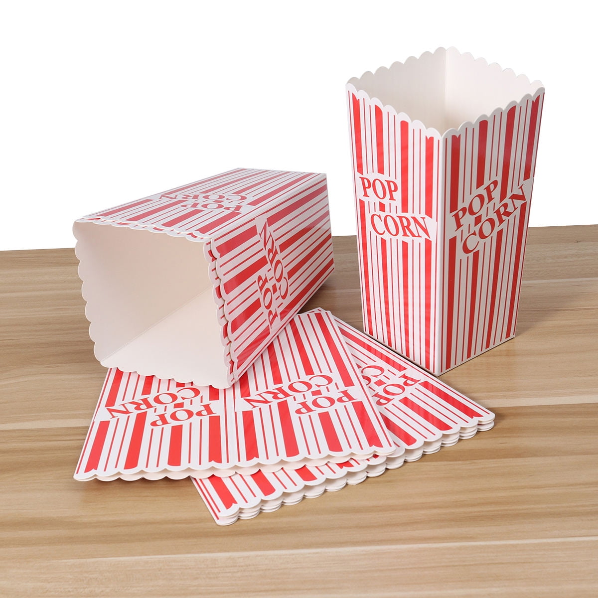 MLINS Red Paper Corn Treat Boxes for Party Favor with Plus Size Design ...
