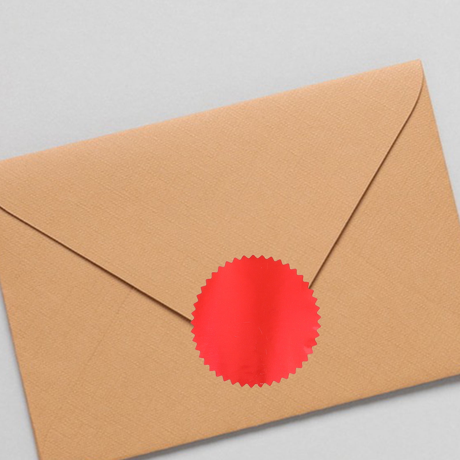 DINHEAROM Embossing Red Seal Stickers 250Pcs - Walmart.com