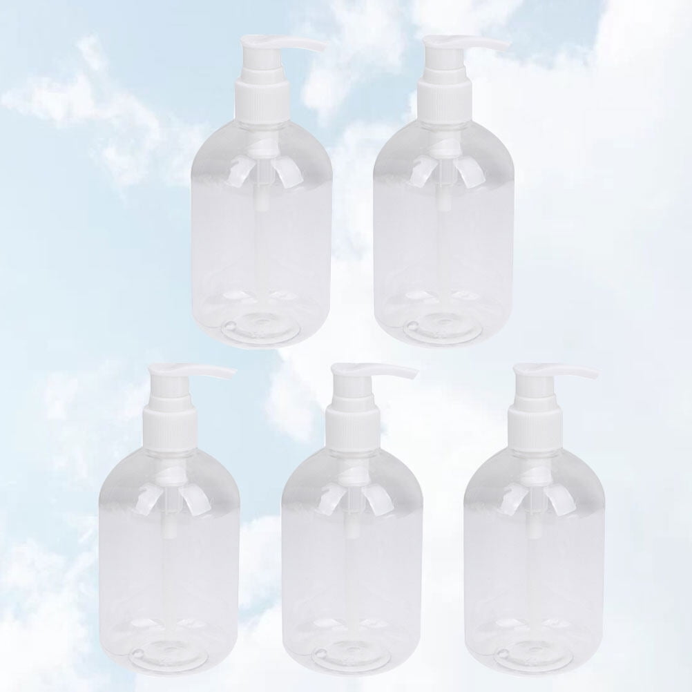 MLINS Refillable Shampoo Container for Home Bathroom in White Portable ...