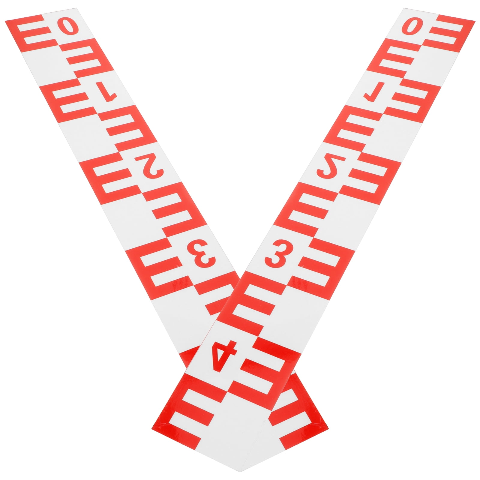 MLINS Reflective Water Level Sticker for Outdoor Use Clear Markings ...