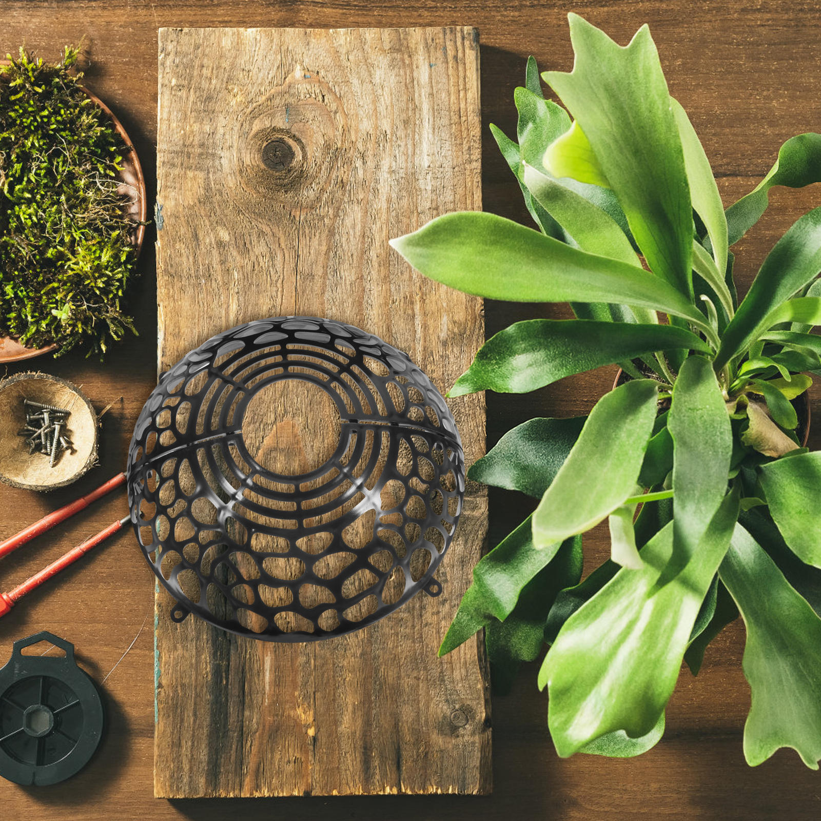 MLINS Replaceable Floral Soil Cover Water Plants Hollowed Air Vent ...