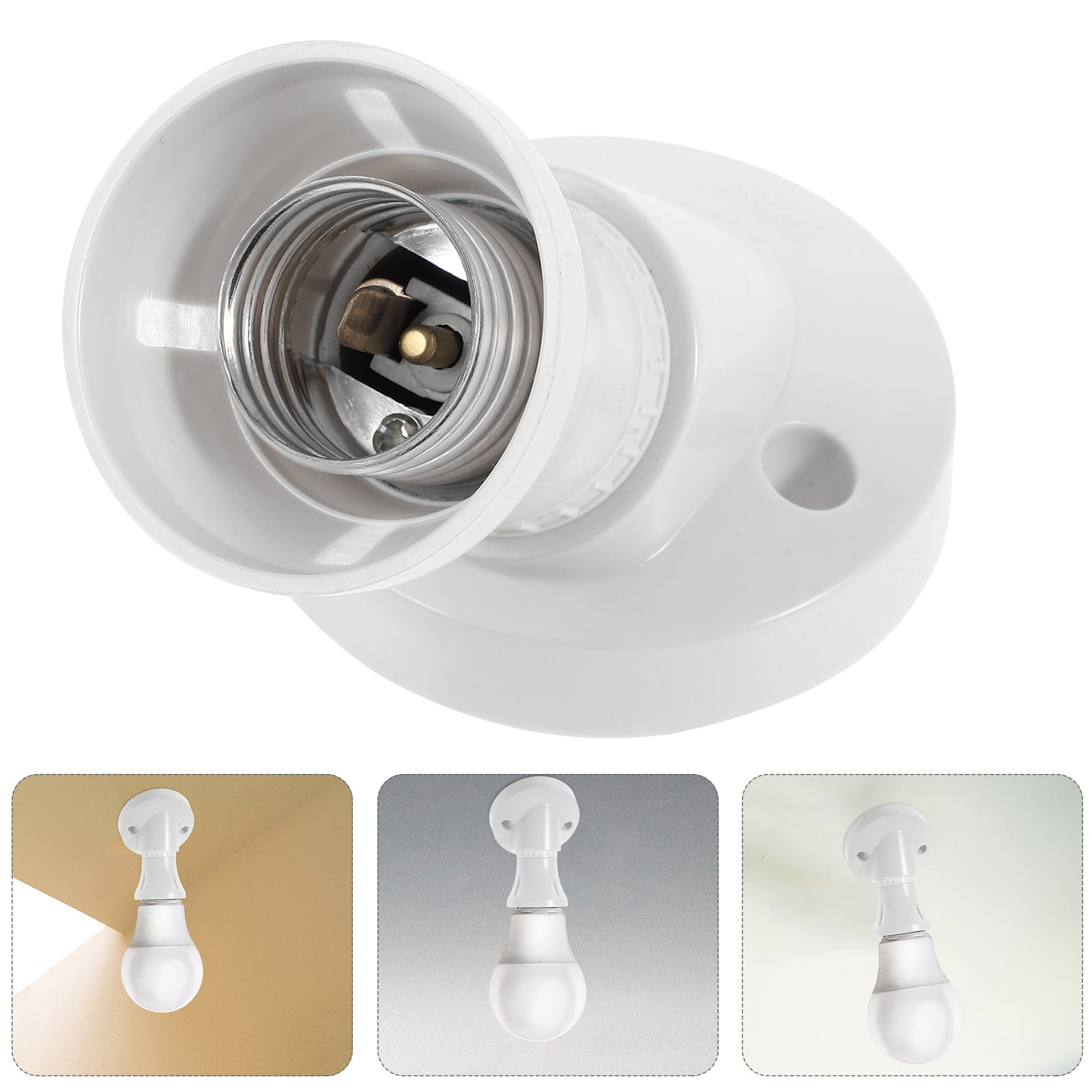 MLINS Replacement E27 Ceiling Lamp Base Light Socket Lamp Holder Light ...