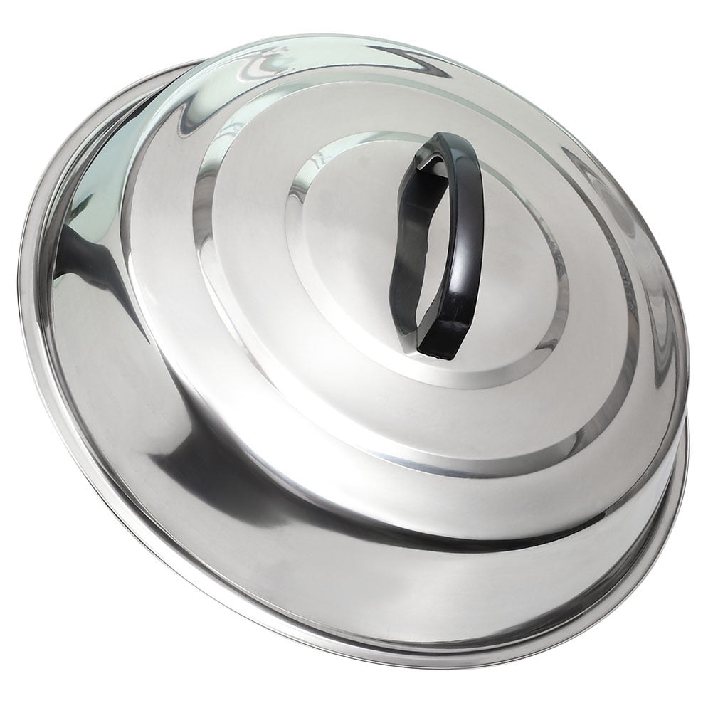 MLINS Replacement Frying Pan Cover Round Dome Cover Stainless Steel Pan ...