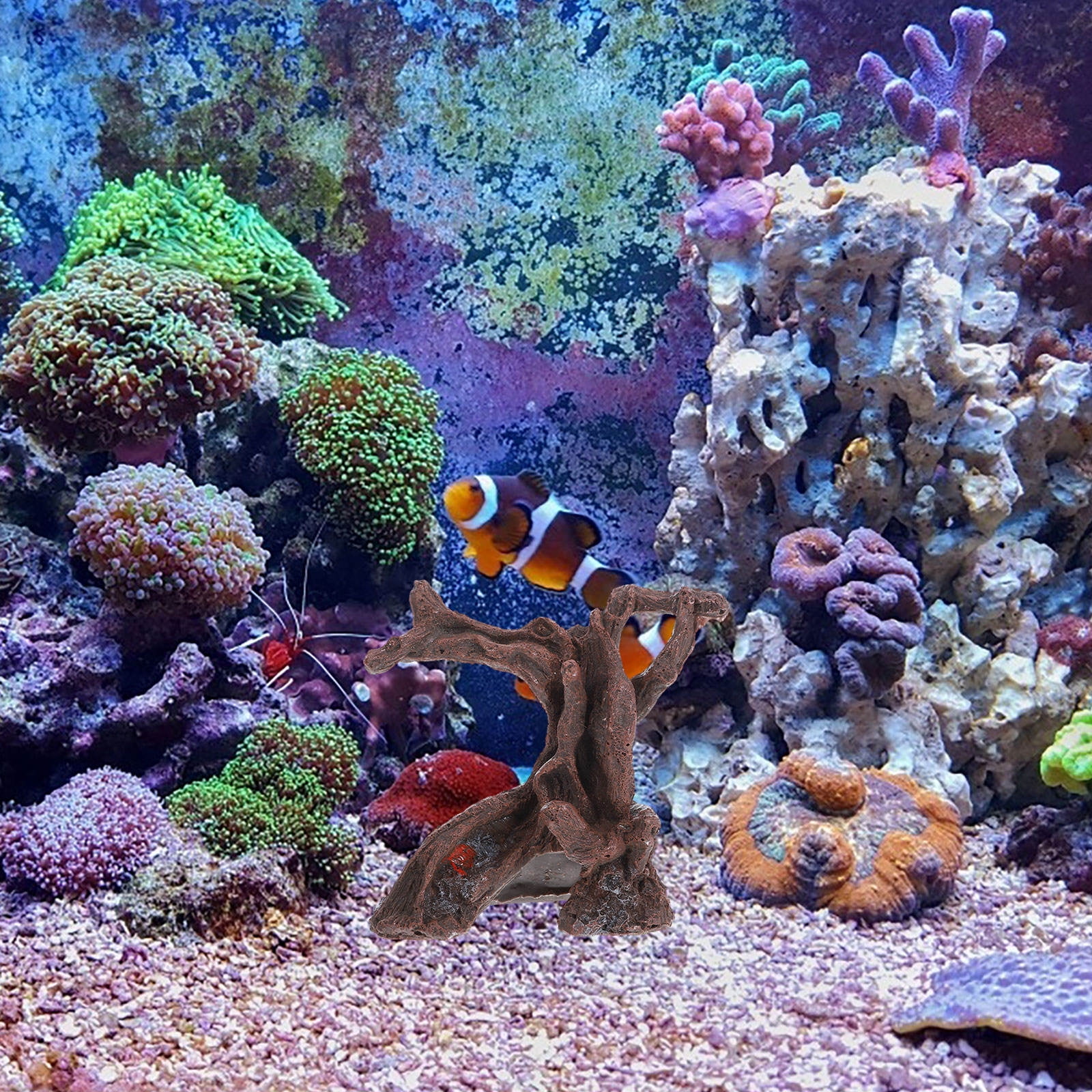 MLINS Reptile Aquarium Trunk Tree Branch Reptile Tree Root Decor ...