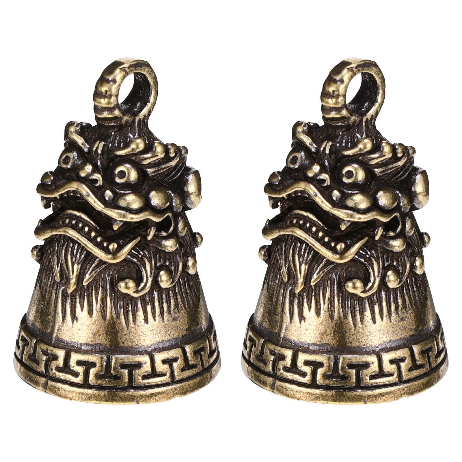 MLINS Retro Chinese Style Brass Bells for Crafts Decoration Golden ...