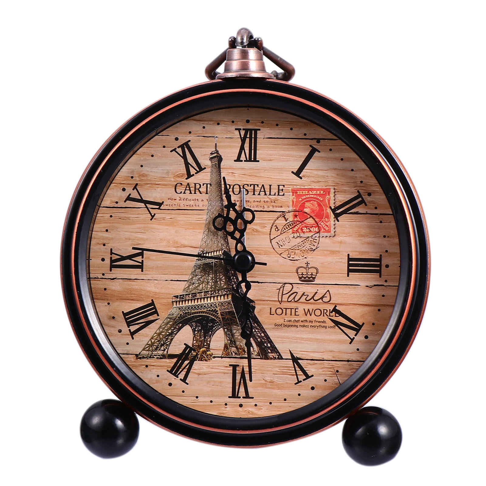 MLINS Retro Desktop Clock for Daily Use Decorative Clocks Vintage ...