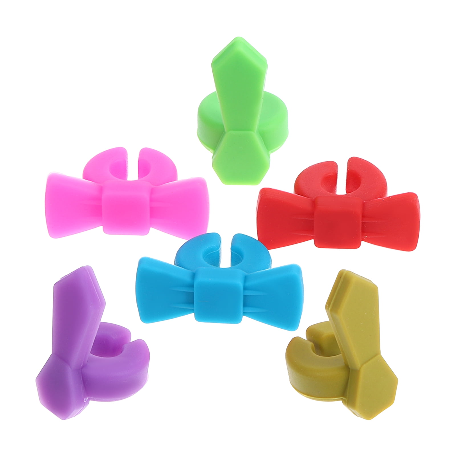 MLINS Reusable Silicone Wine Charms for Cups Mark Your Drinks with ...