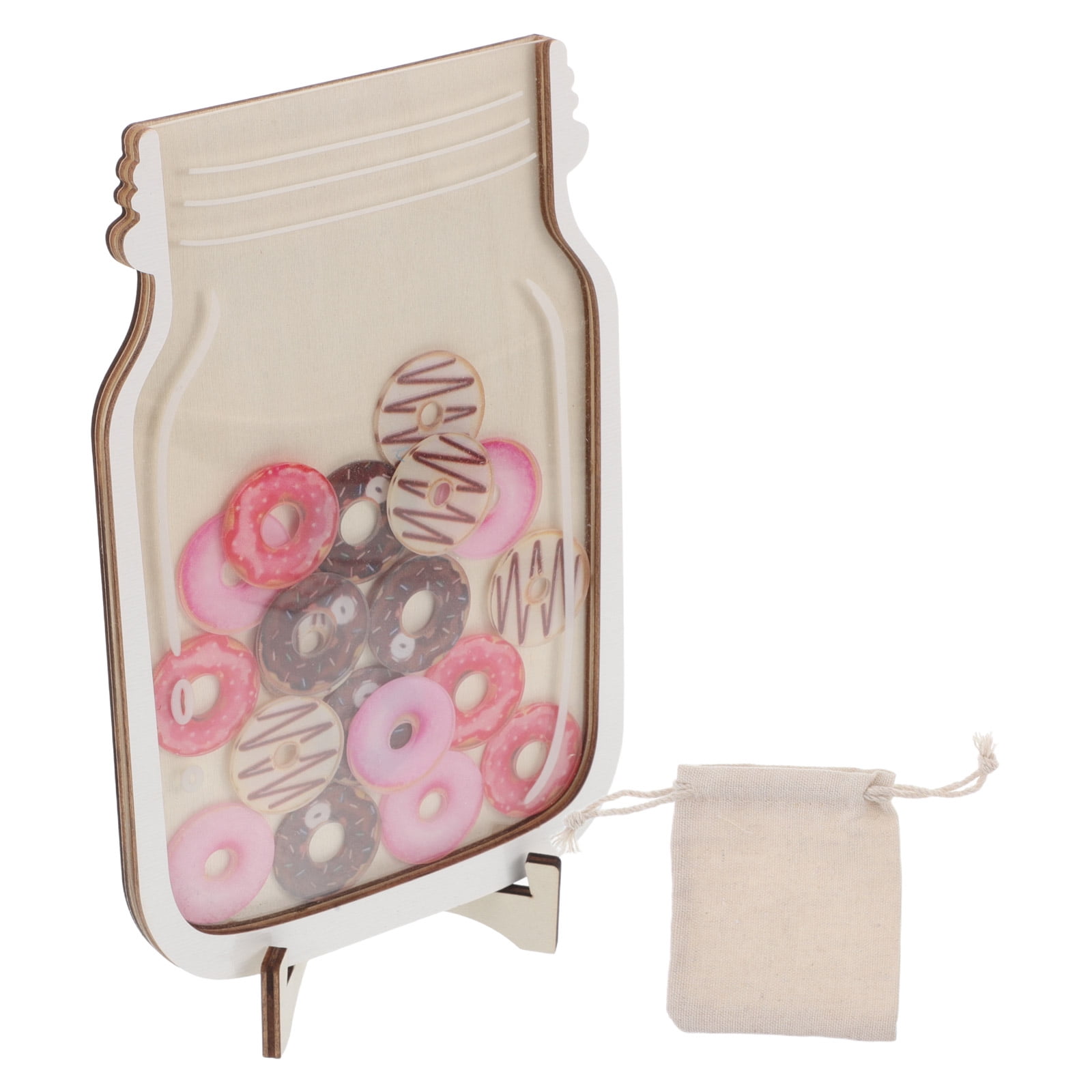 MLINS Reward Jar For Kids Wooden Donut Behavior Chart Kids Reward Jars ...