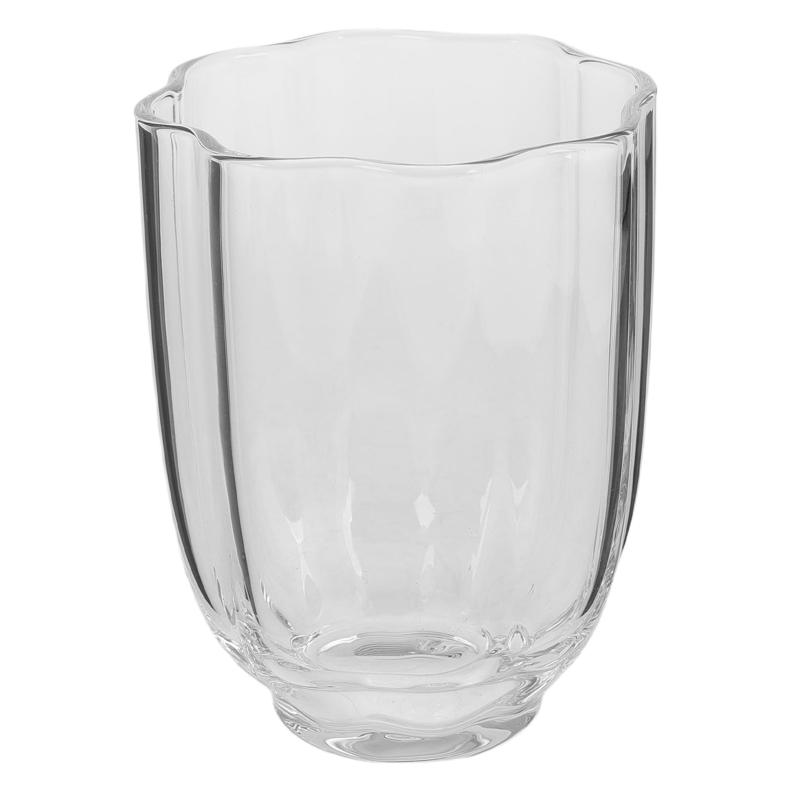 Raindrops Ribbed Glassware Clear Drinking Glasses Ice Coffee Cup Glass ...