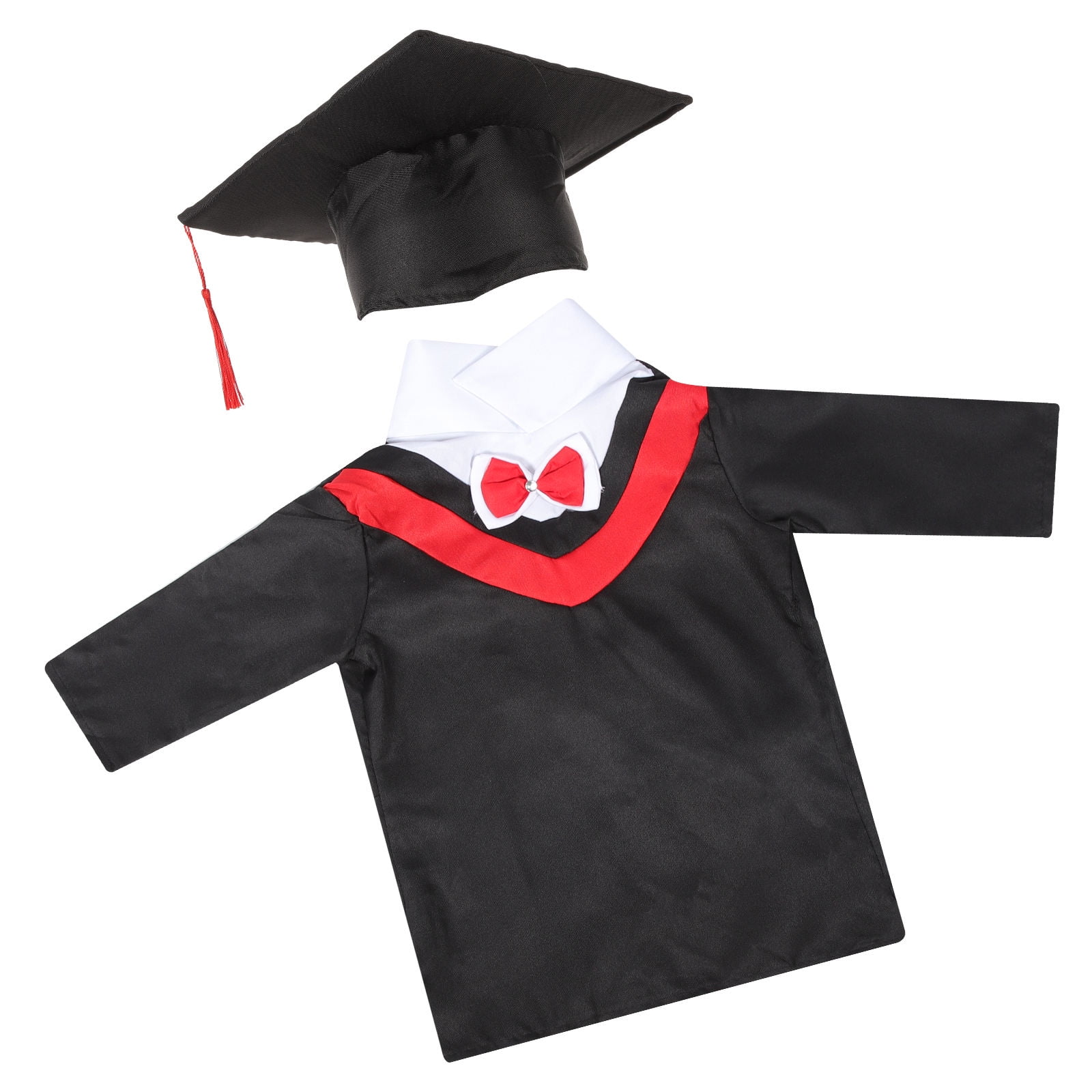 MLINS Robes for Kids Doctoral Suit Hat Set Children's Graduation Cap ...