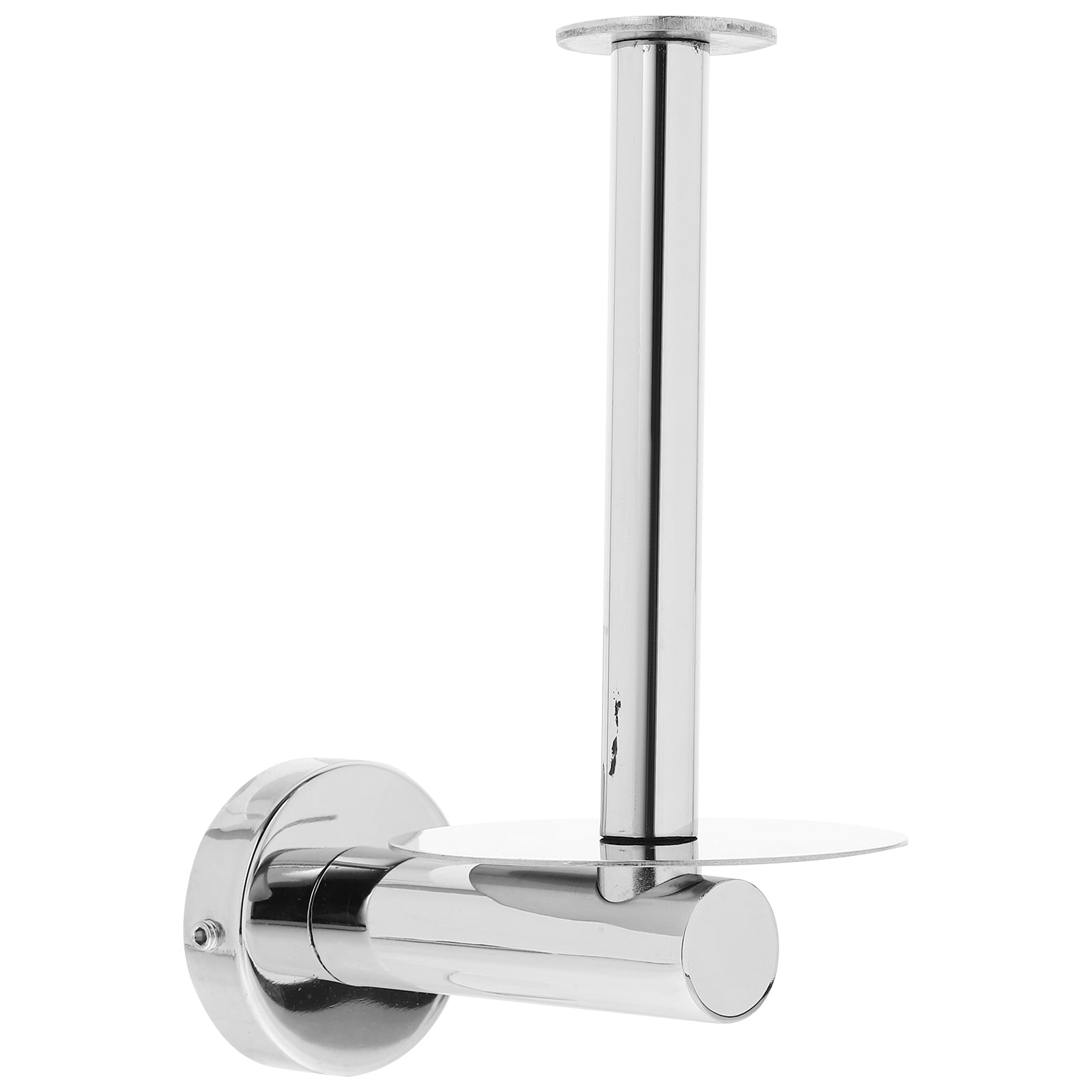 MLINS Roll Holder Wall Bathroom Storage Mounted Paper Towel Silver ...