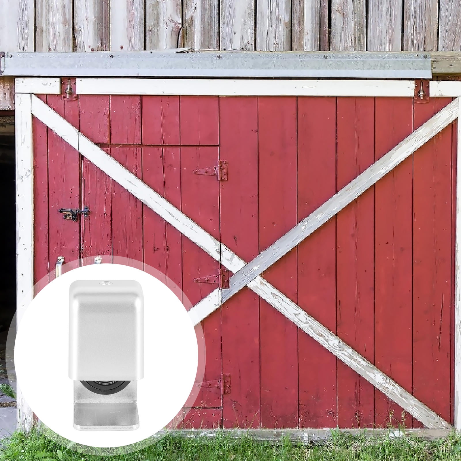 MLINS Rollers Adjustable Door Locator Guide Rail Anti-corrosion Sliding ...