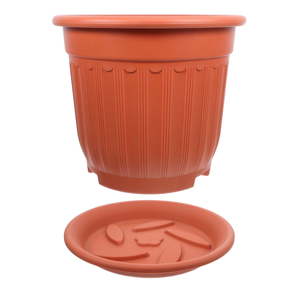 MLINS Roman Column Flower Pot Plastic Planter Flower Pots For Indoor ...