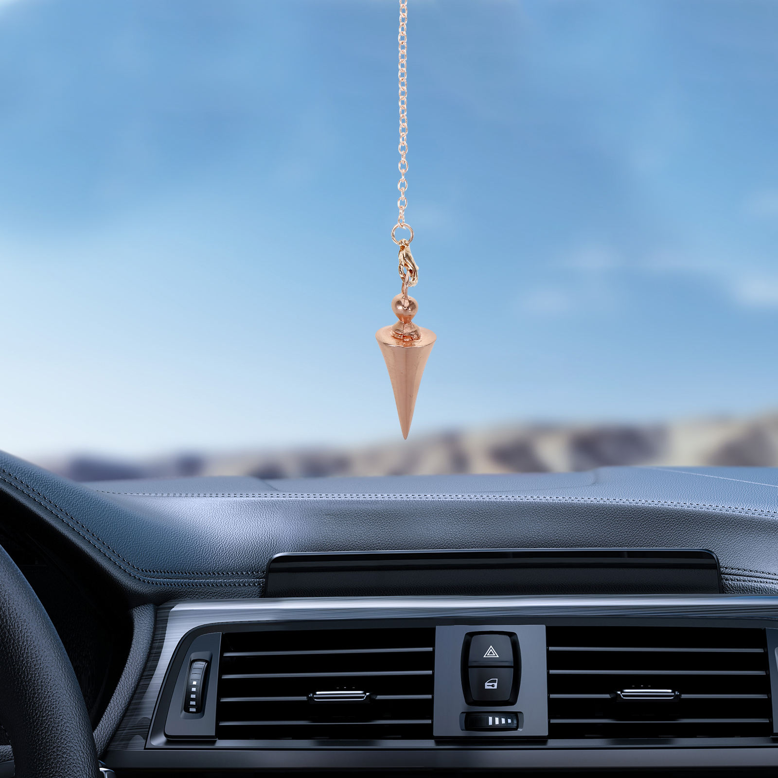 MLINS Rose Gold Conservation Pendulum Versatile Decor for Home Office ...