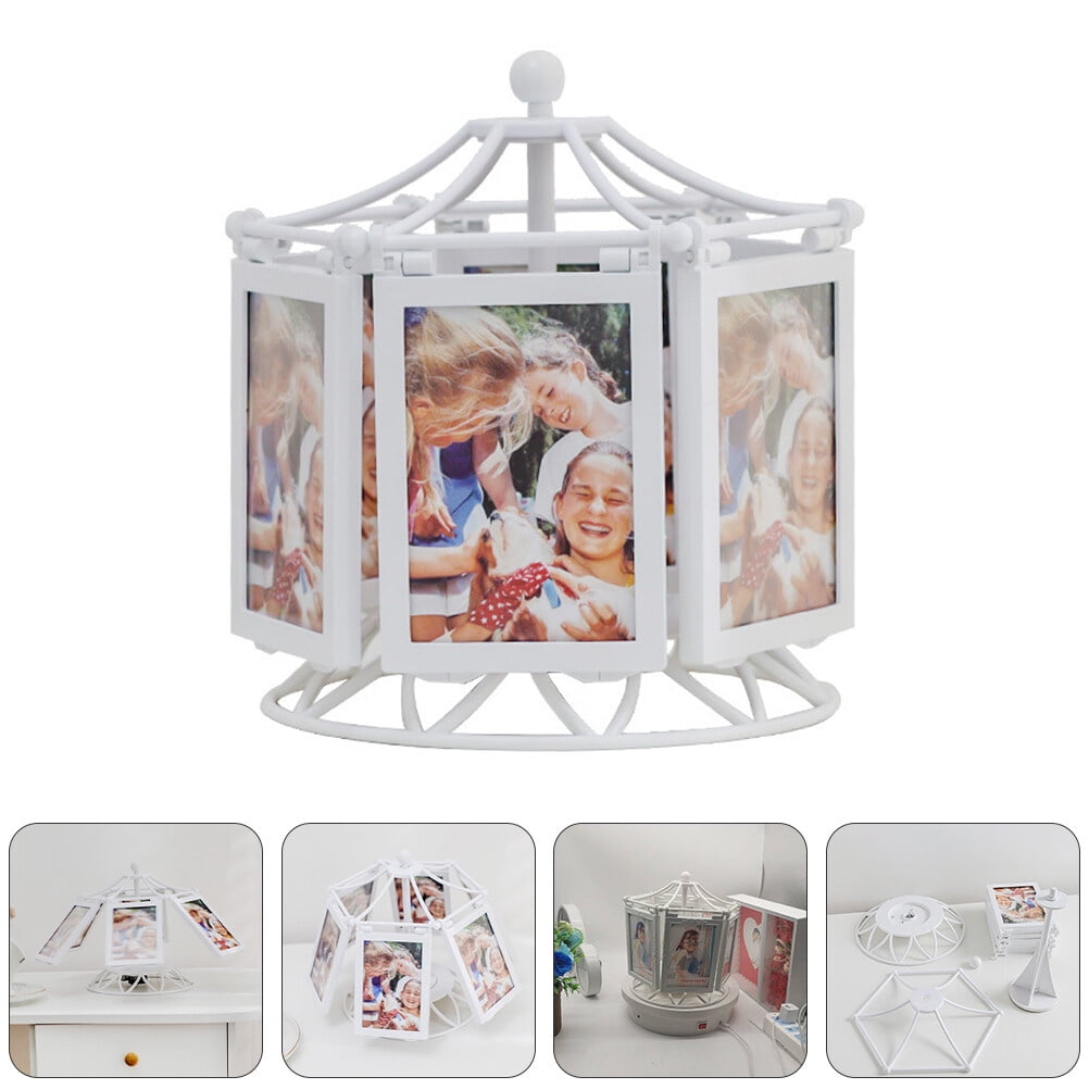 MLINS Rotatable Picture Frame Rotating Photo Display Frames - Walmart.com