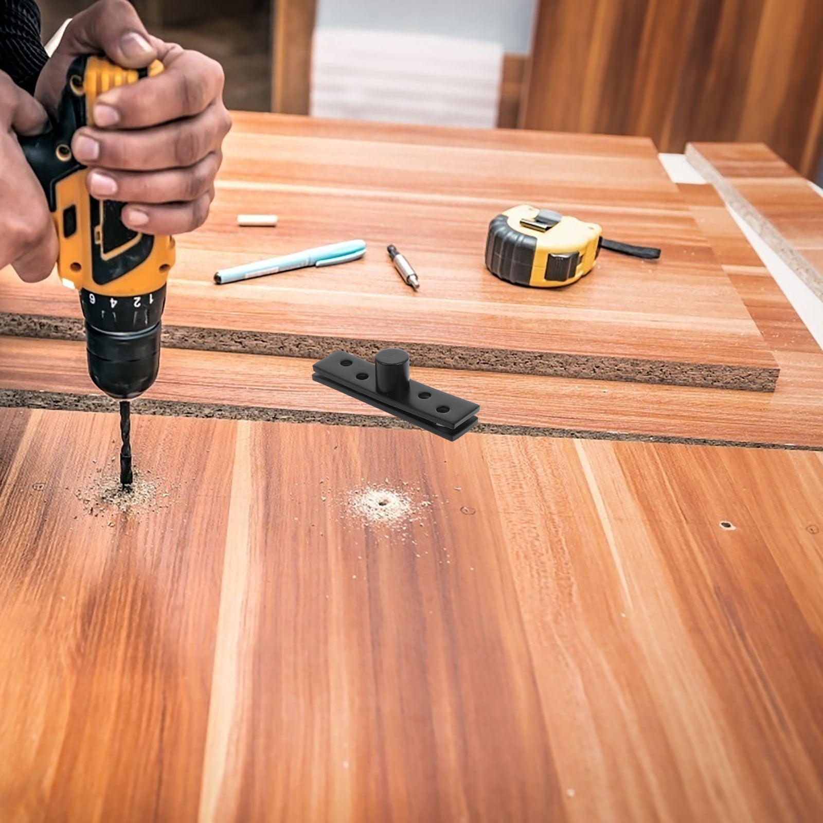 MLINS Rotating Hinge Door Pivot Hinge Concealing Hinge Stainless Steel ...