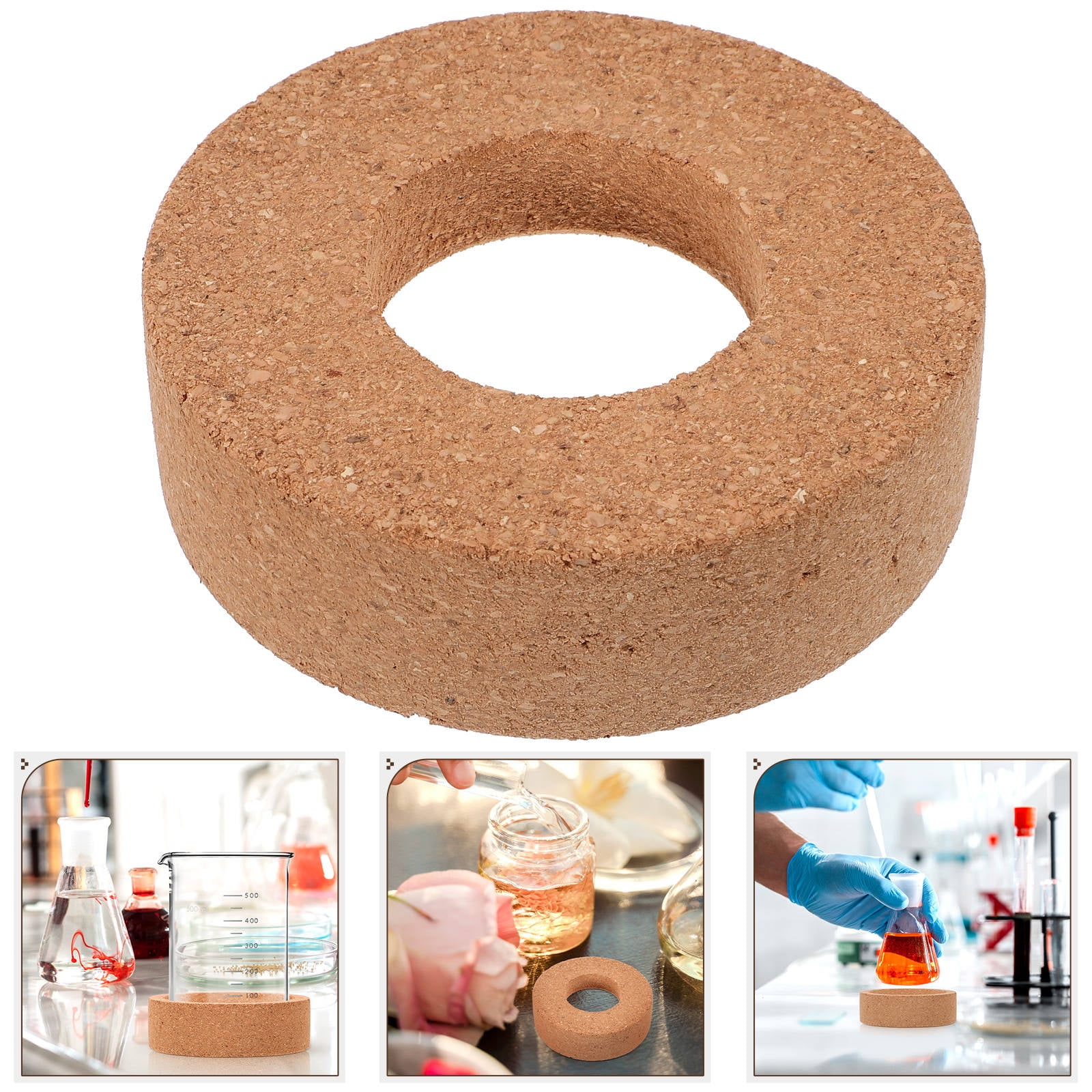 MLINS Round Bottom Flask Cork Holder Flask Cork Support Stand ...